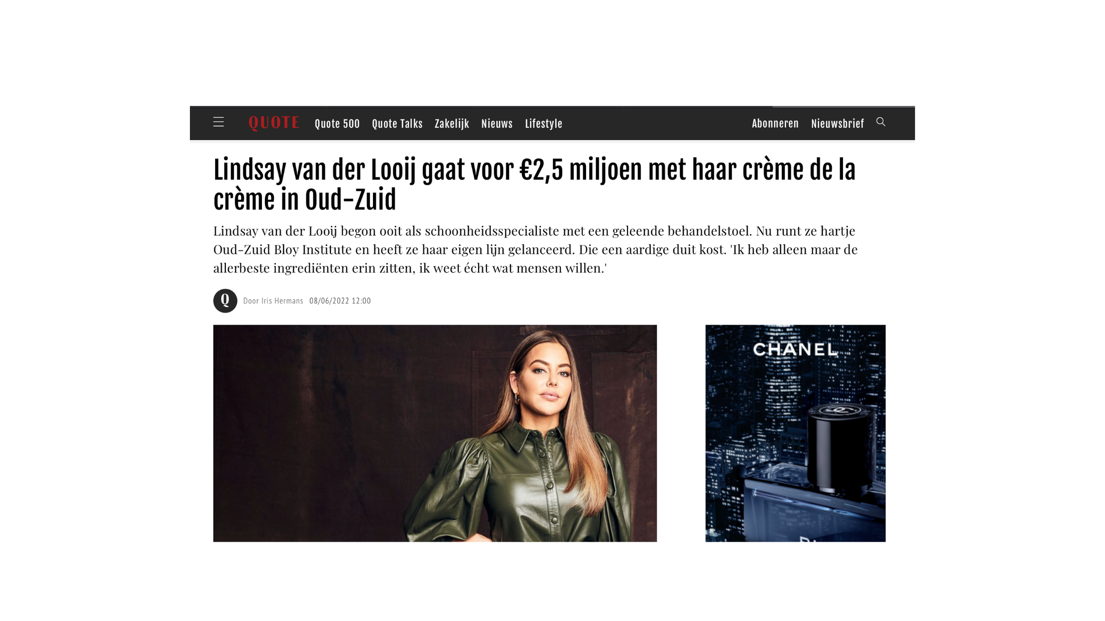 Lindsay van der Looij over haar crème de la crème LABAREAU